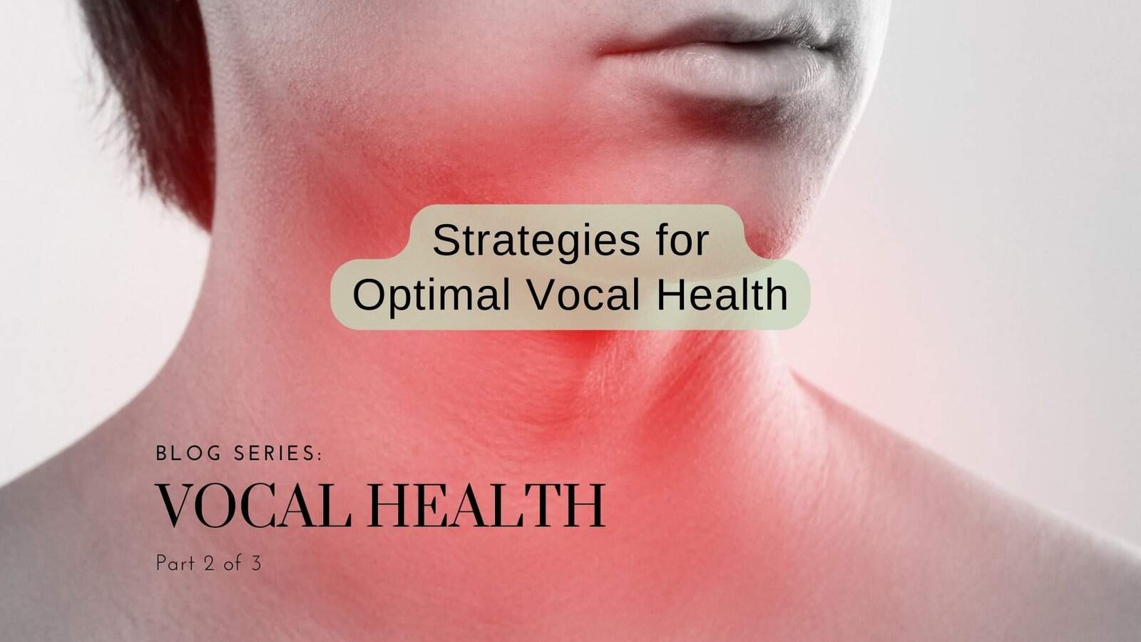 Vocal Health Series (2 of 3): Strategies for Optimal Vocal Health ...